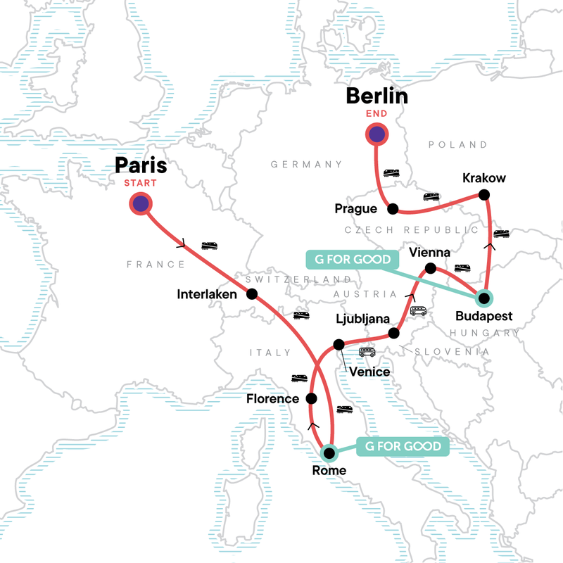 Paris to Berlin: Art & the Alps in Italy, Europe - G Adventures