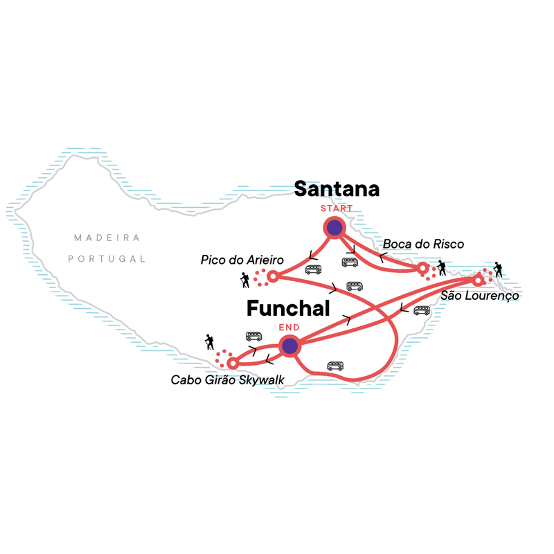 Hiking in Madeira in Portugal, Europe - G Adventures