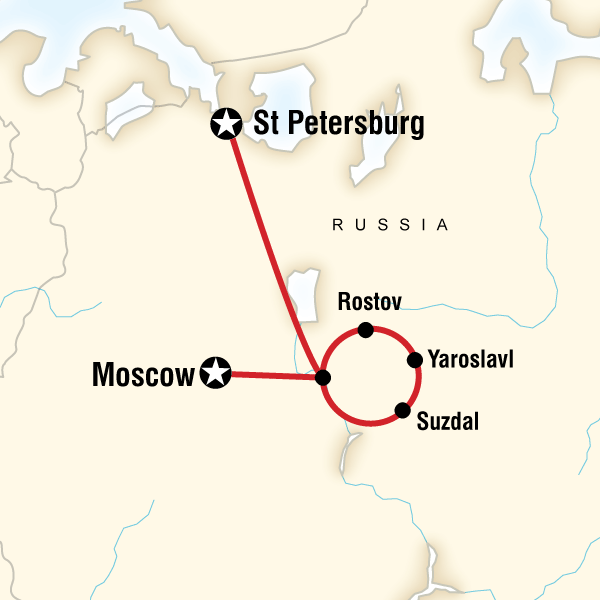 Golden Ring Cities Russia Map - United States Map