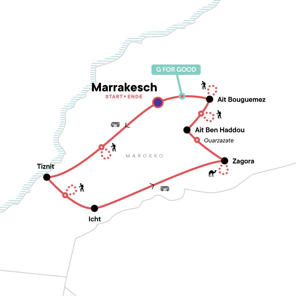 Gebeco Adventure-Trip Hiking Morocco: The High Atlas Mountains